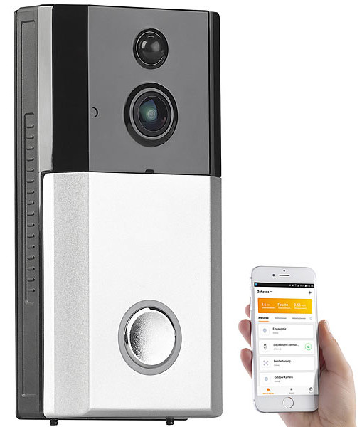 visiophone-hd-sans-fil-connecte-avec-fonction-interphone-et-angle-de ...